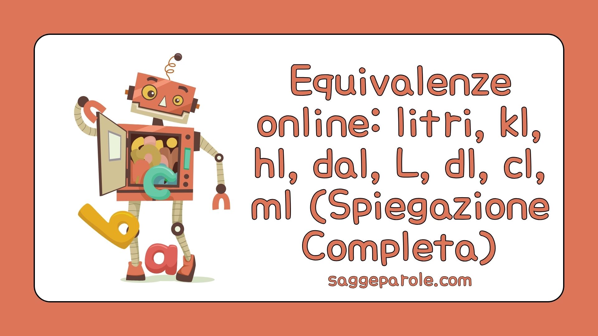 Conversioni Online: litri, kl, hl, dal, L, dl, cl, ml (Spiegazione ...