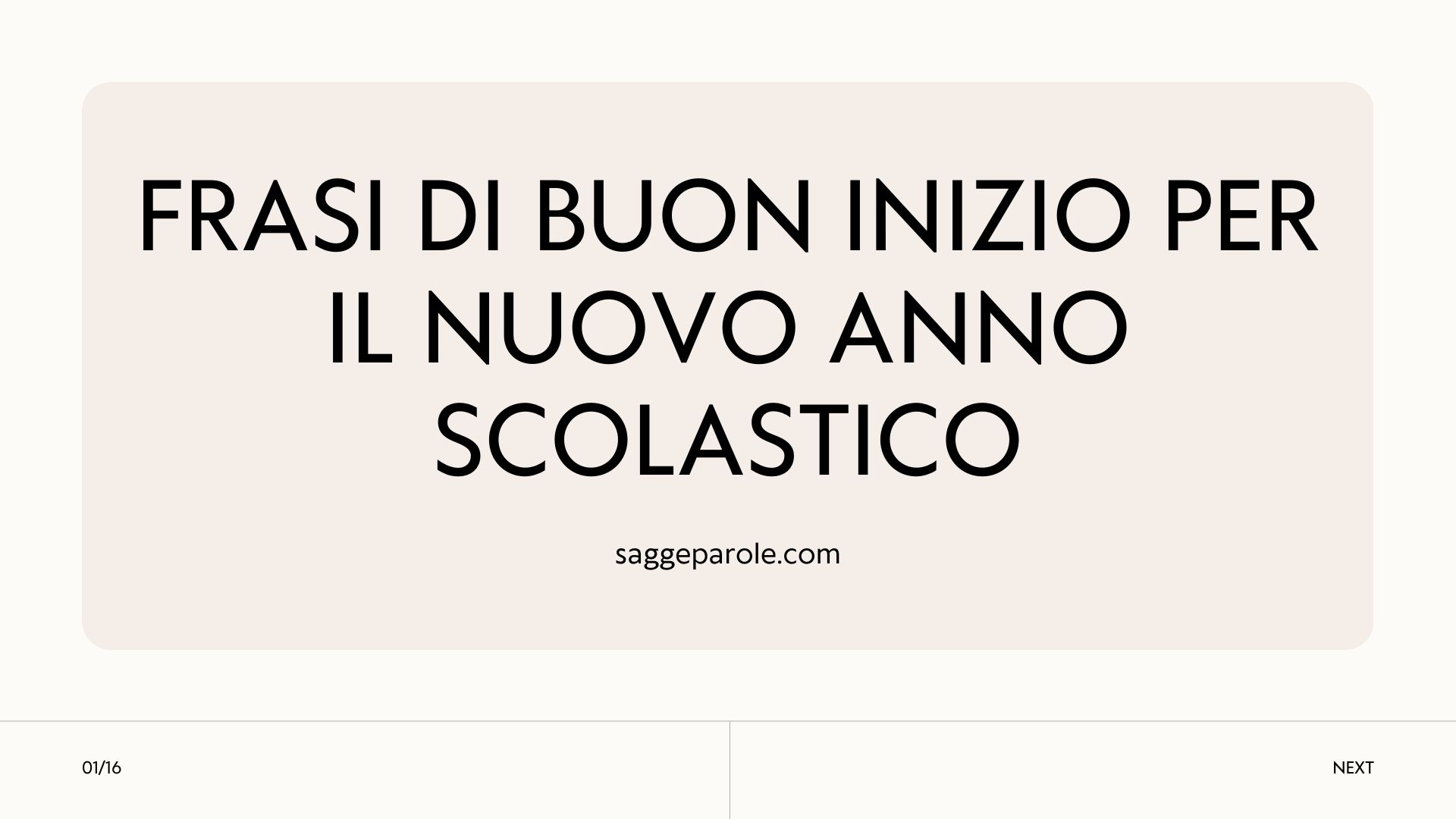 Frasi di Buon Inizio per il Nuovo Anno Scolastico - FrasiIt.Com